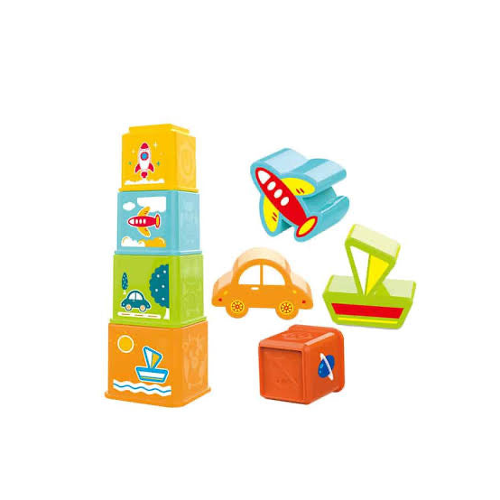 HE0225 - Baby Stacking Blocks 8PC