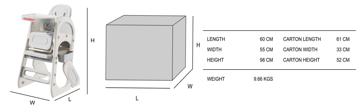 Angel 5 in 1 High Chair