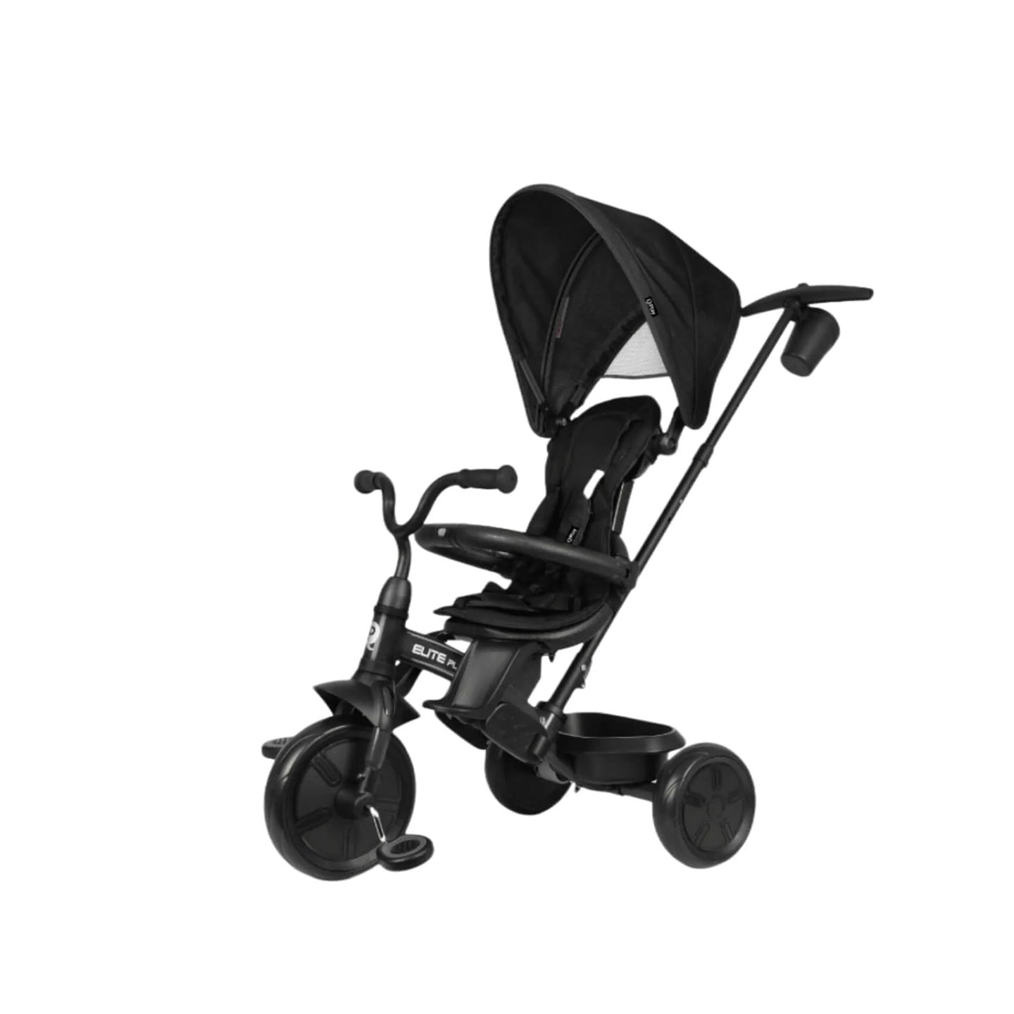 QPlay Elite Platinum Tricycle W/Reversing Seat Black