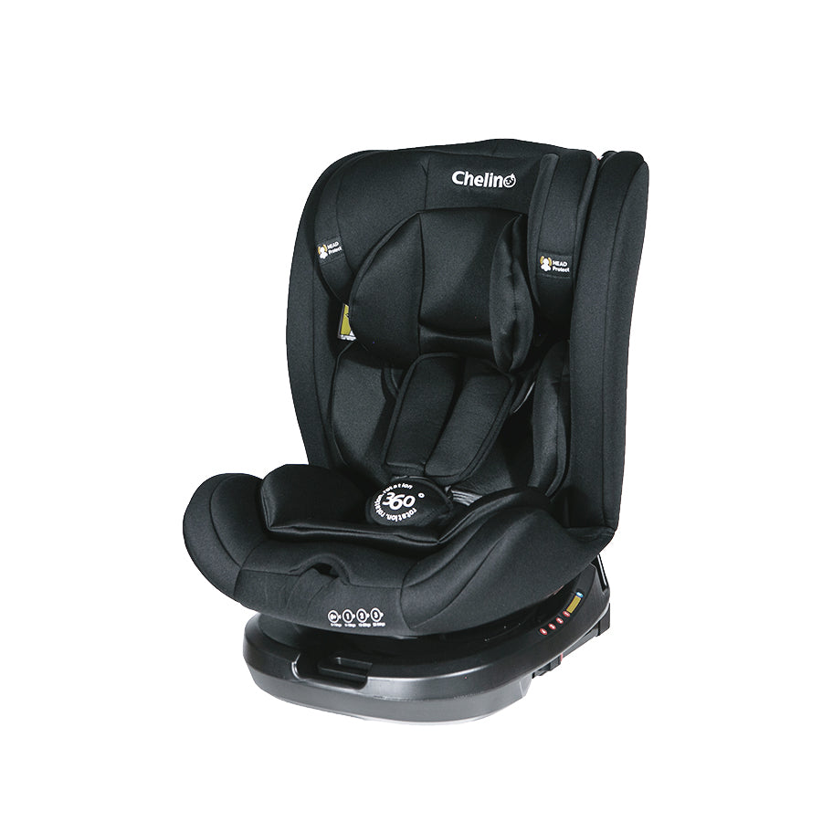 Chelino Senna S Stages 360 Car Seat - Safe & Versatile for 0-12 Years