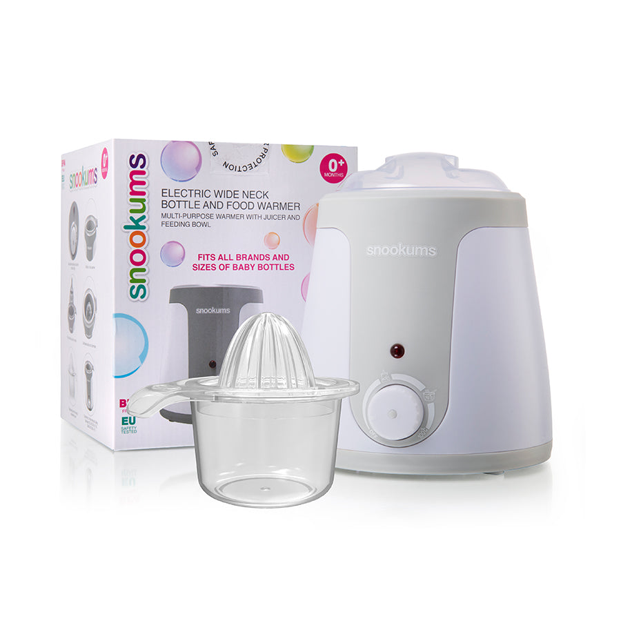 Snookums Electric Wide Neck Bottle & Food Warmer for Easy Baby Feeding