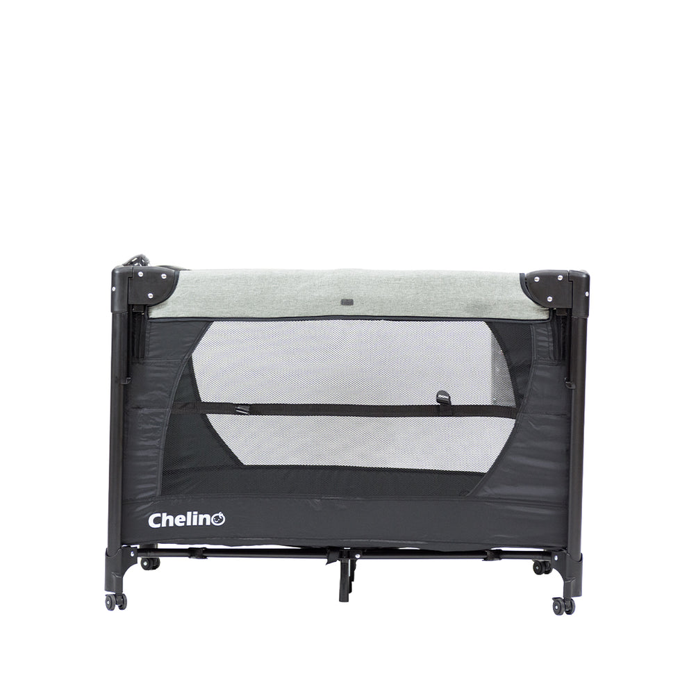 Chelino Tiffany Lux III Co-Sleeper Camp Cot with Mattress