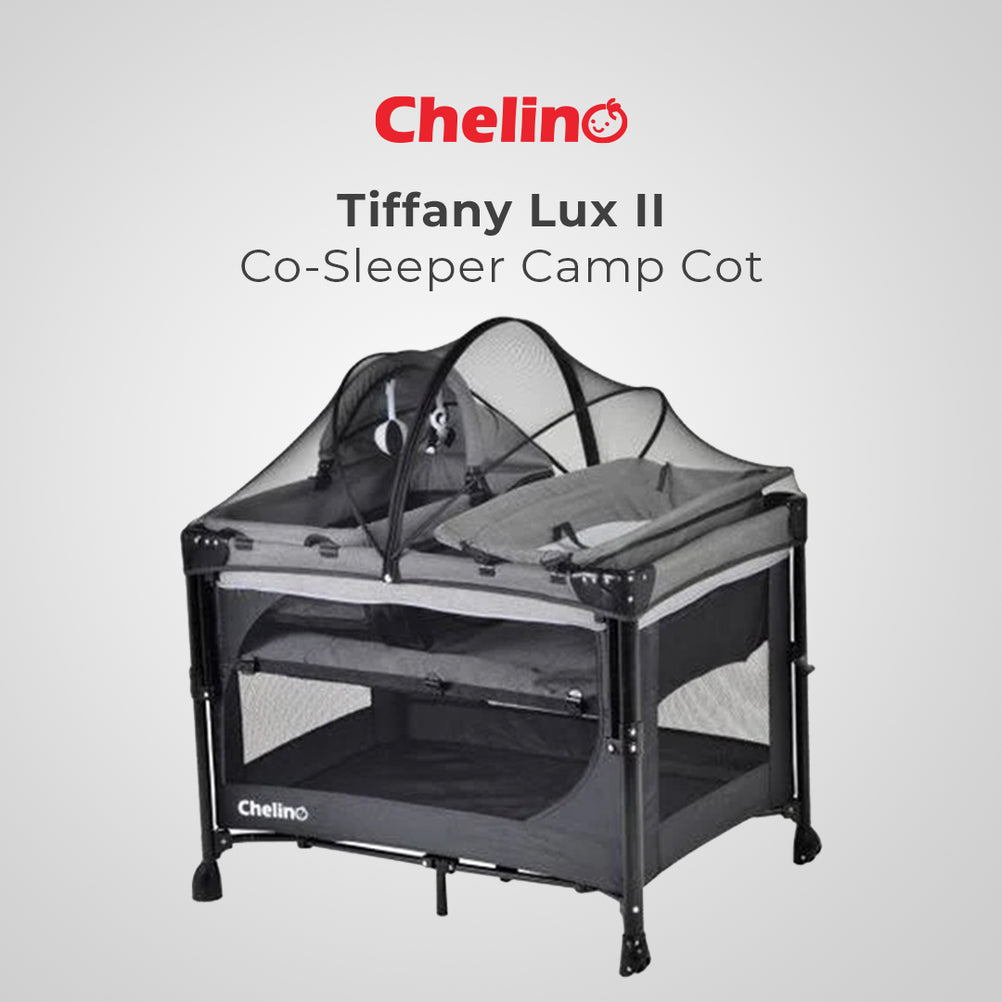 Chelino Tiffany Lux III Co-Sleeper Camp Cot